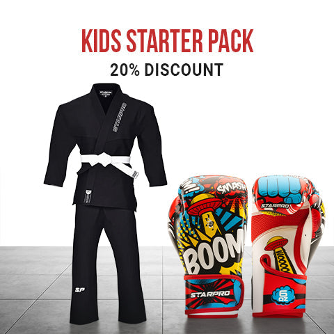 Kids Starter Pack | Boxing Gloves & BJJ Gi for Beginners – Starpro Combat
